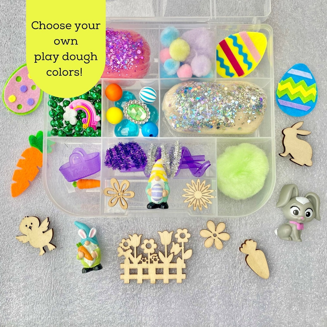 Easter Sensory Kit Easter Play Dough Kit Sensory Kit Easter - Etsy