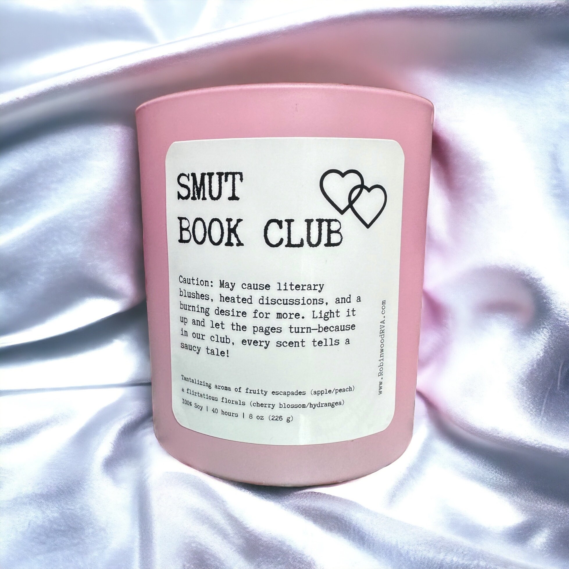 Smut Candle, Book Club, Book Candle, Book Lover Gift, Bookish Candle ...