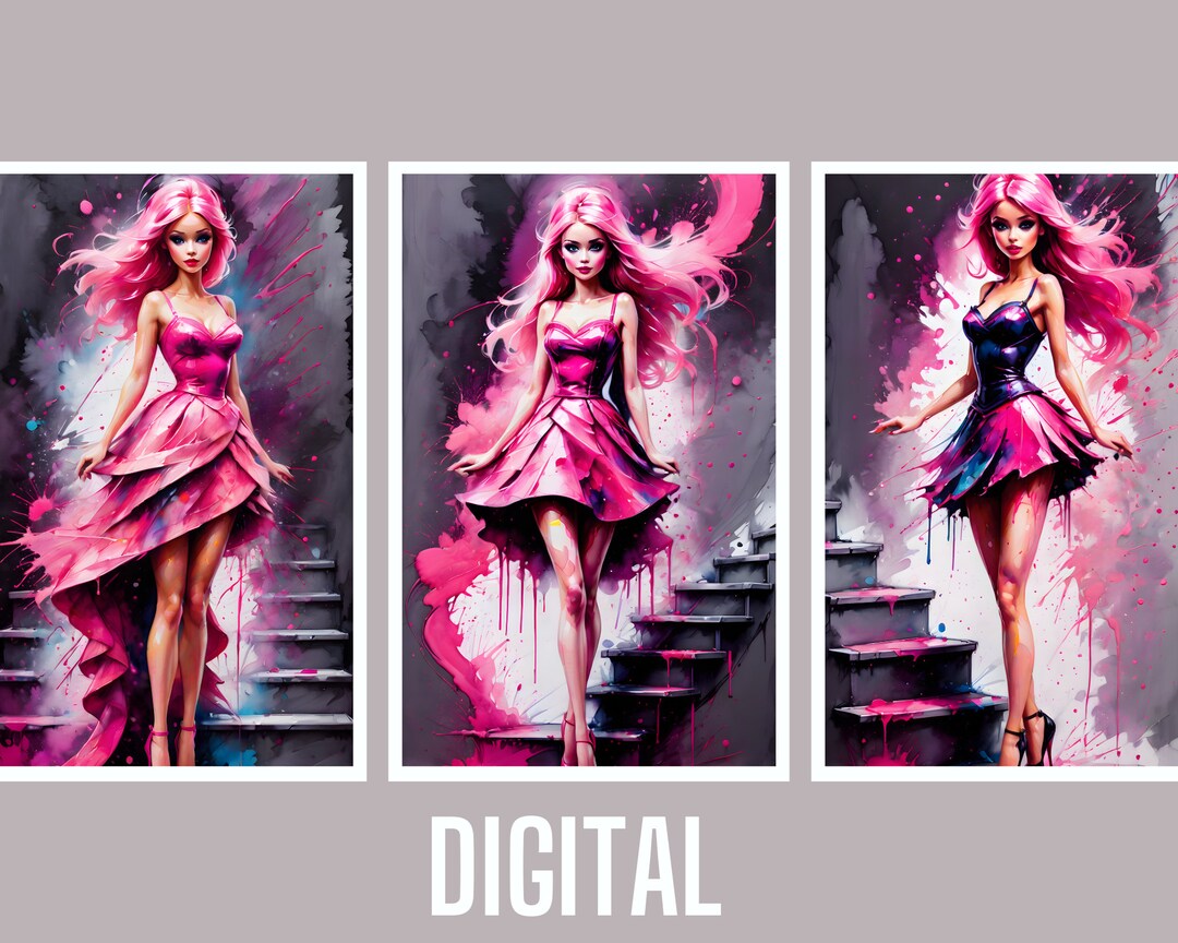 Pinup Girl, Wall Print, Digital Image for Art Prints for Download AI ...