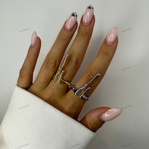 Melted Drip Silver Ring, Liquid Metal Dripping Ring for Women ...