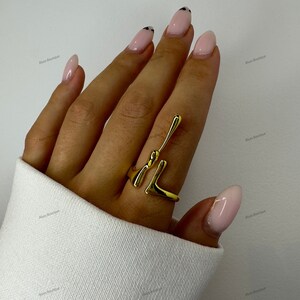 Melted Drip Silver Ring, Liquid Metal Dripping Ring for Women ...