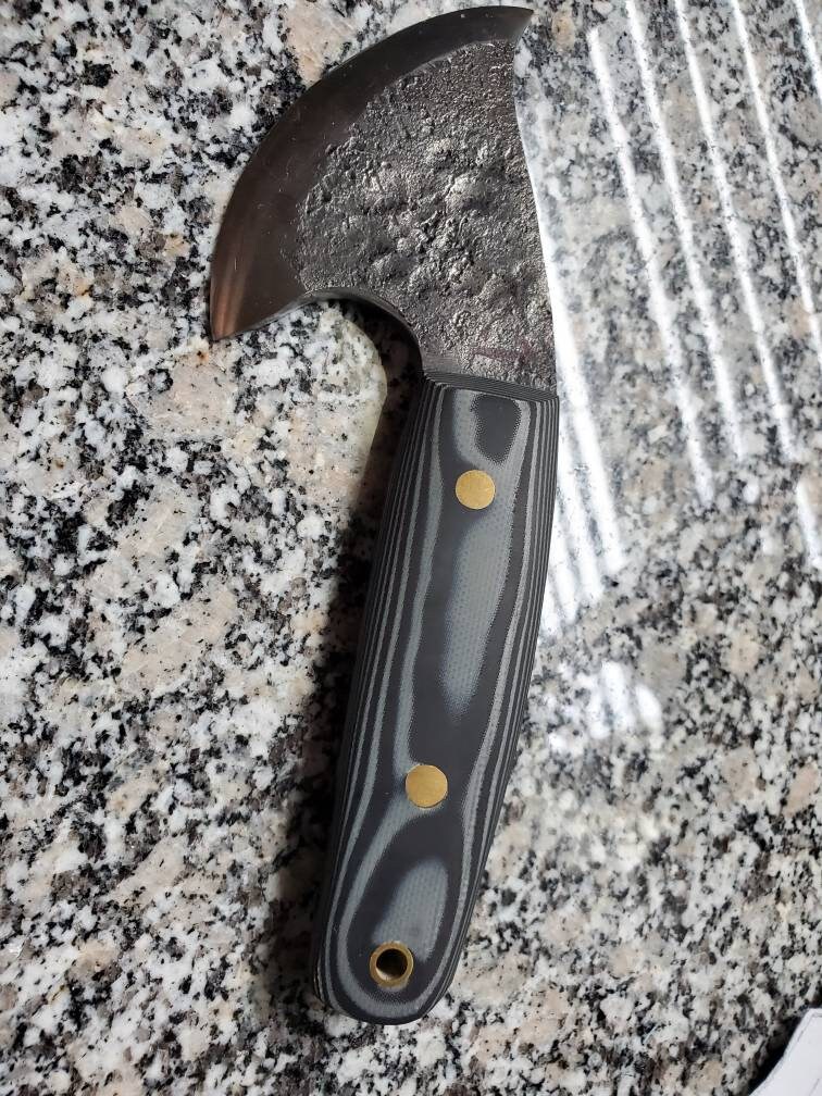 Forged Leather Head Knife - Etsy