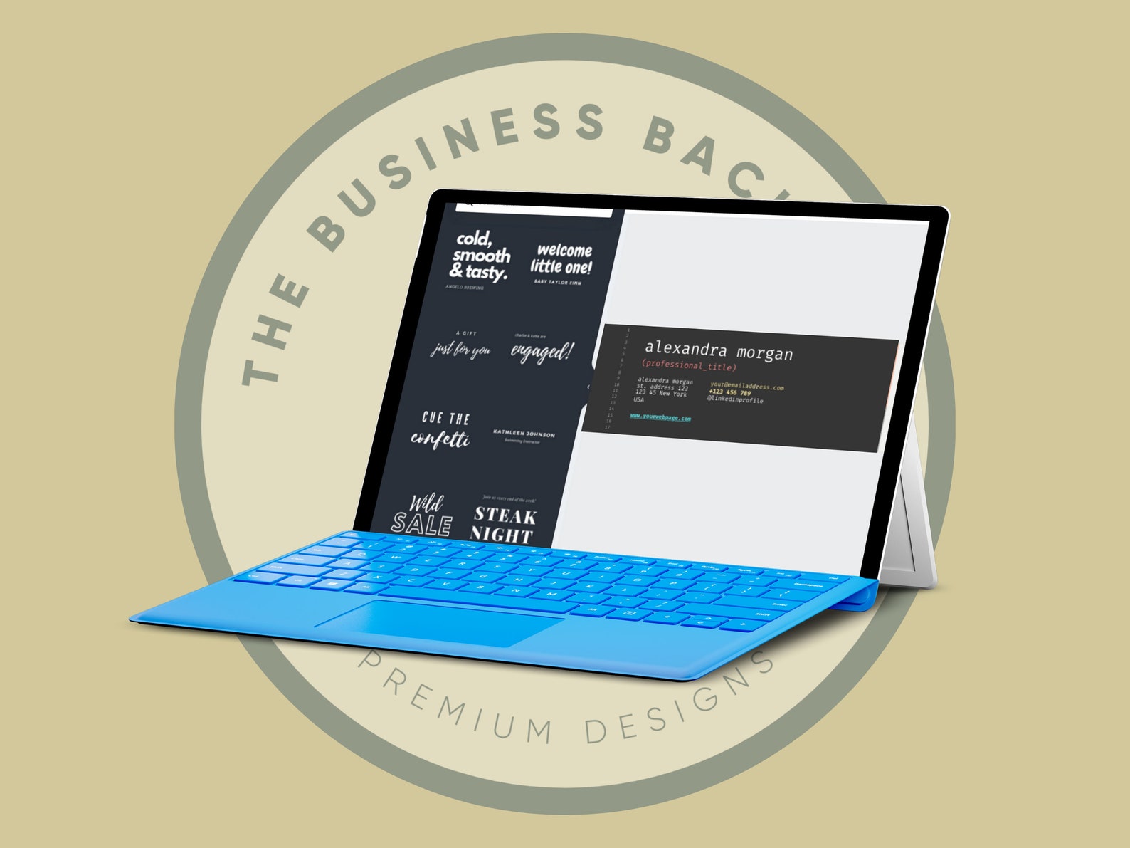 Email Signature Template - Editable Canva Design - Programmer ...