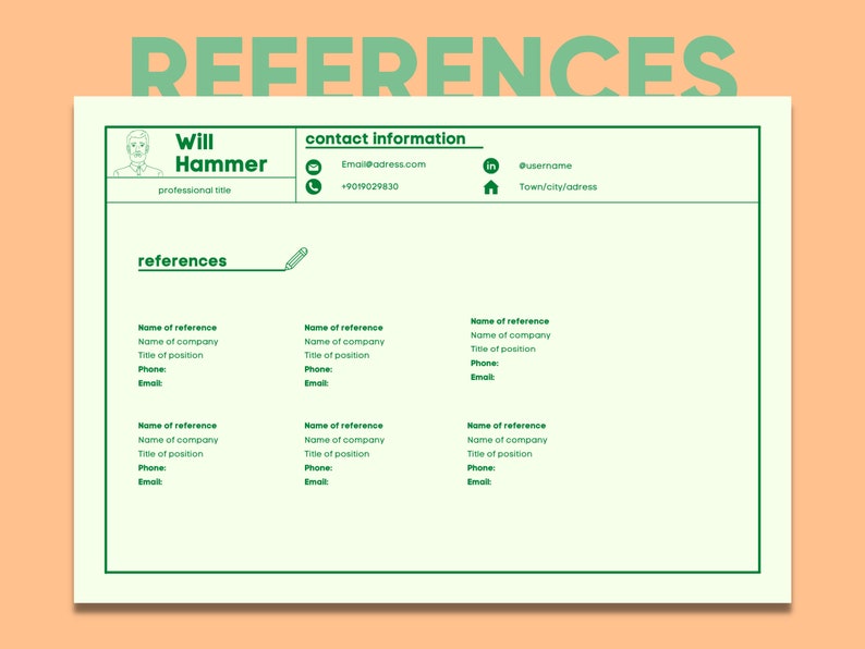 Creative Resume Template - CV Editable & Customizable - Curriculum ...