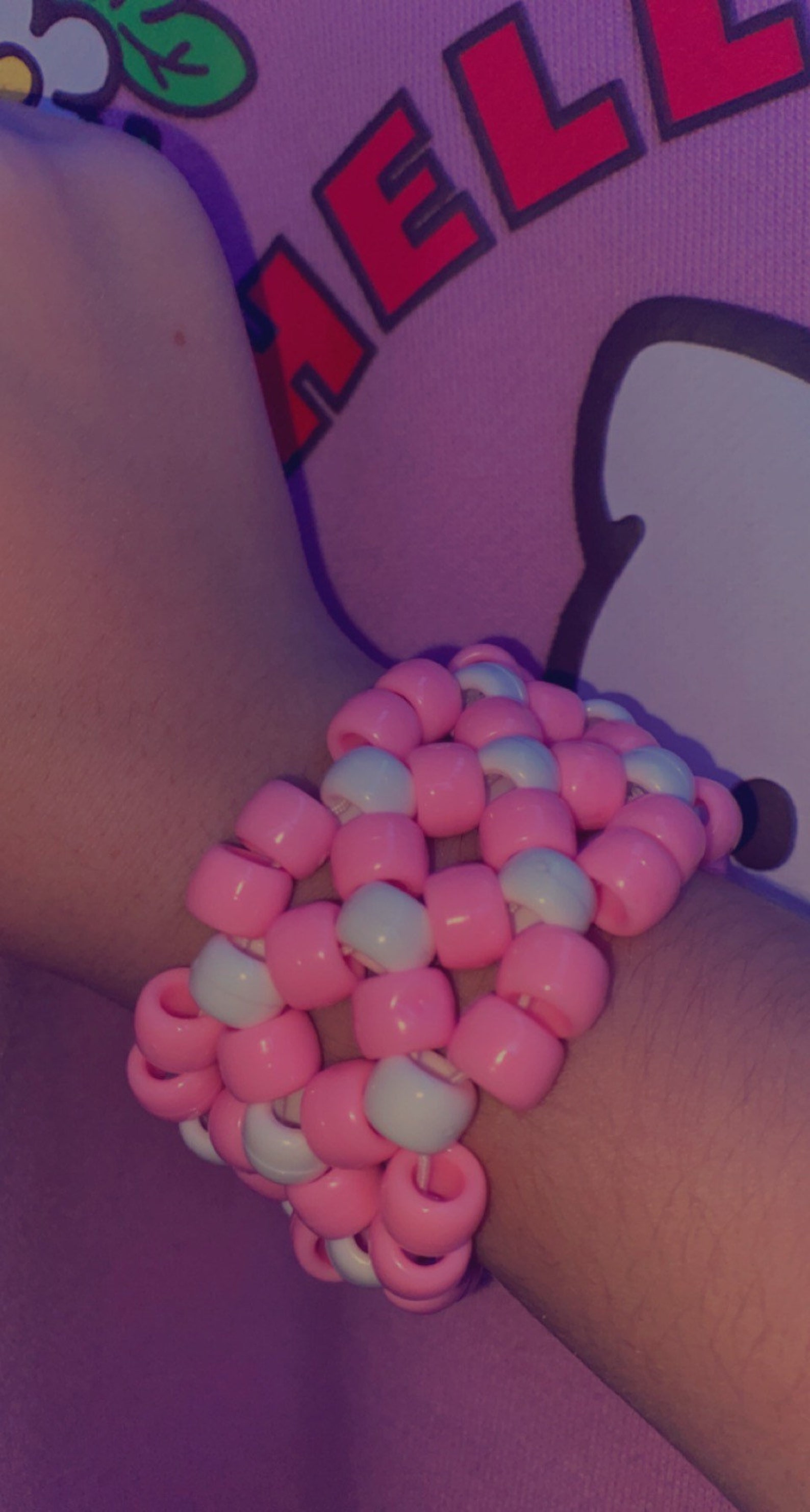 Basic Kandi X-base Cuff (random Colors) - Etsy