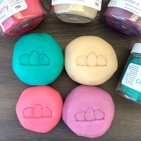 Spring Colors Scented Play Dough Pack in 4.5 Oz Size | Etsy