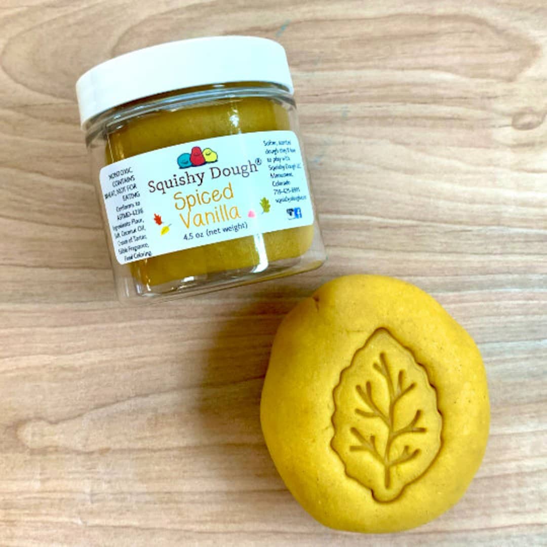 Spiced Vanilla Play Dough - Fall Play Dough - Fall Scented Dough ...