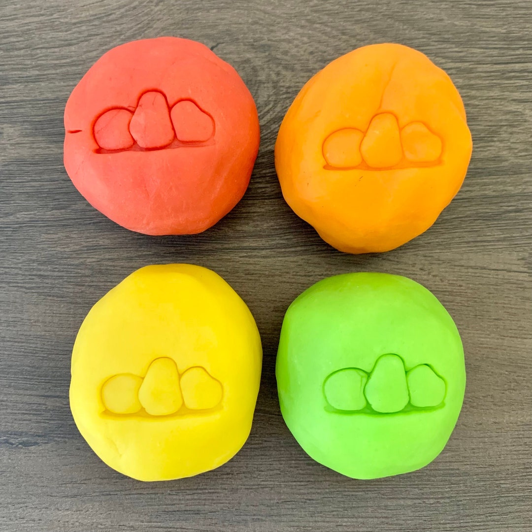 Summer Colors Scented Play Dough Pack in 4.5 Oz Size - Homemade Scented ...