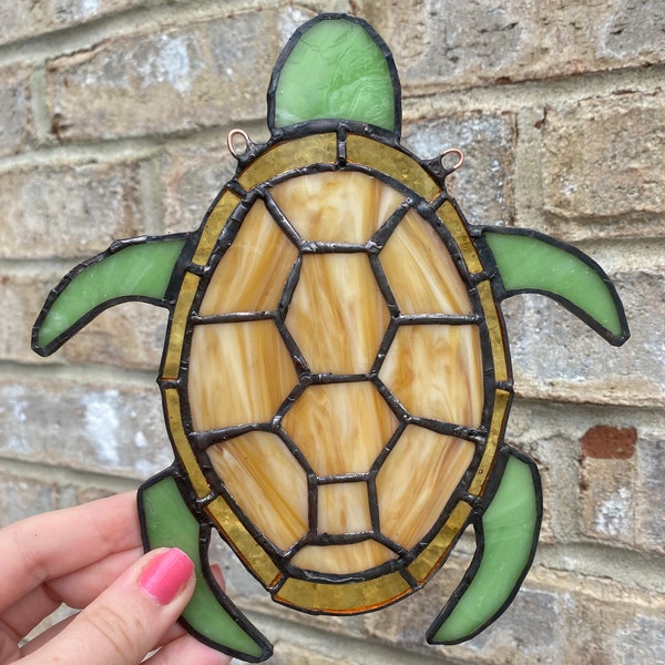 Stained Glass Turtle - Etsy