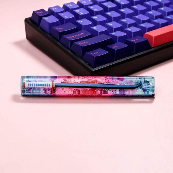 Katana Space Keycap, Japanese Anime, Customized keycap, Artisan Resin ...