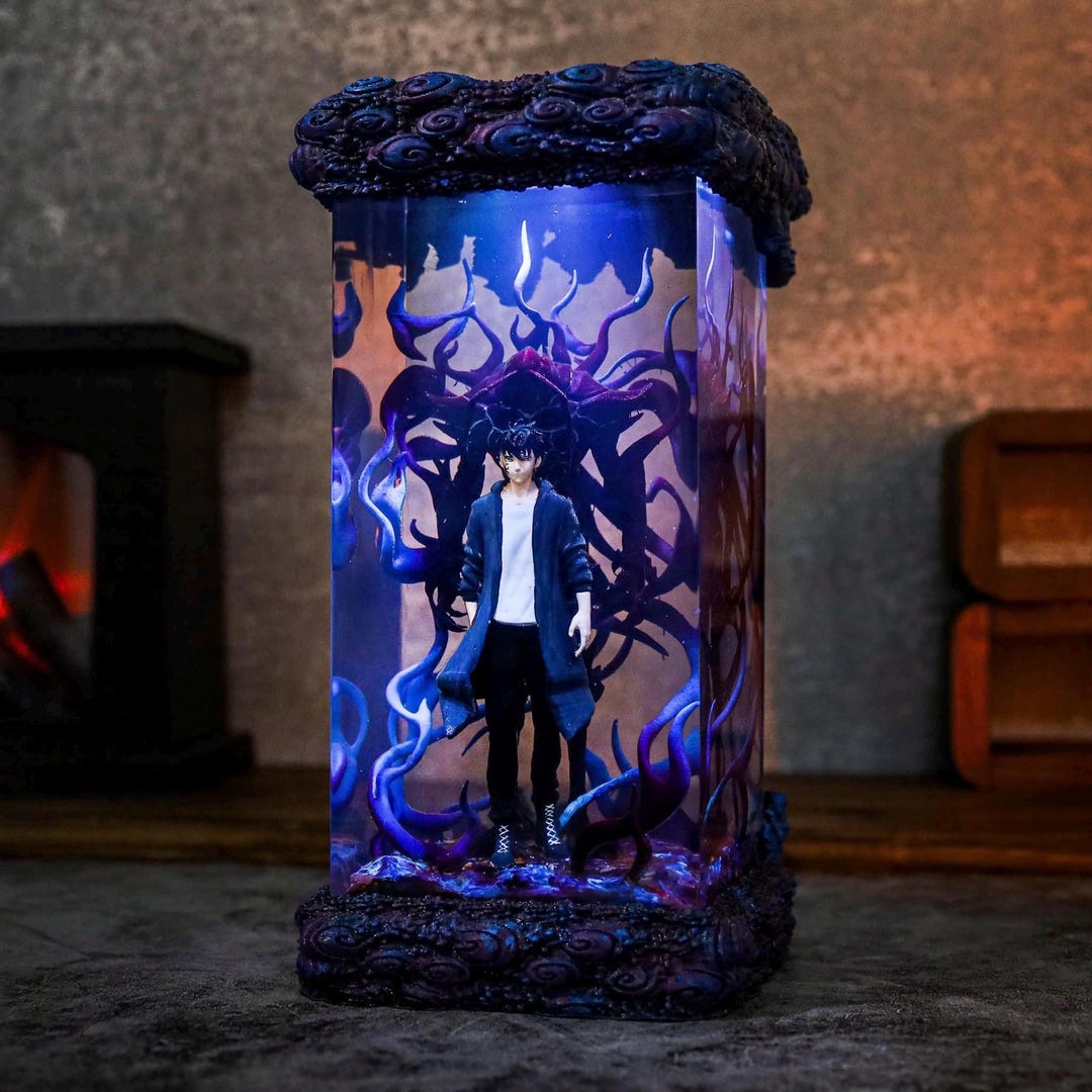 Diorama Sung Jin.woo Epoxy Lamp Custom Anime Night Light Home Decor ...