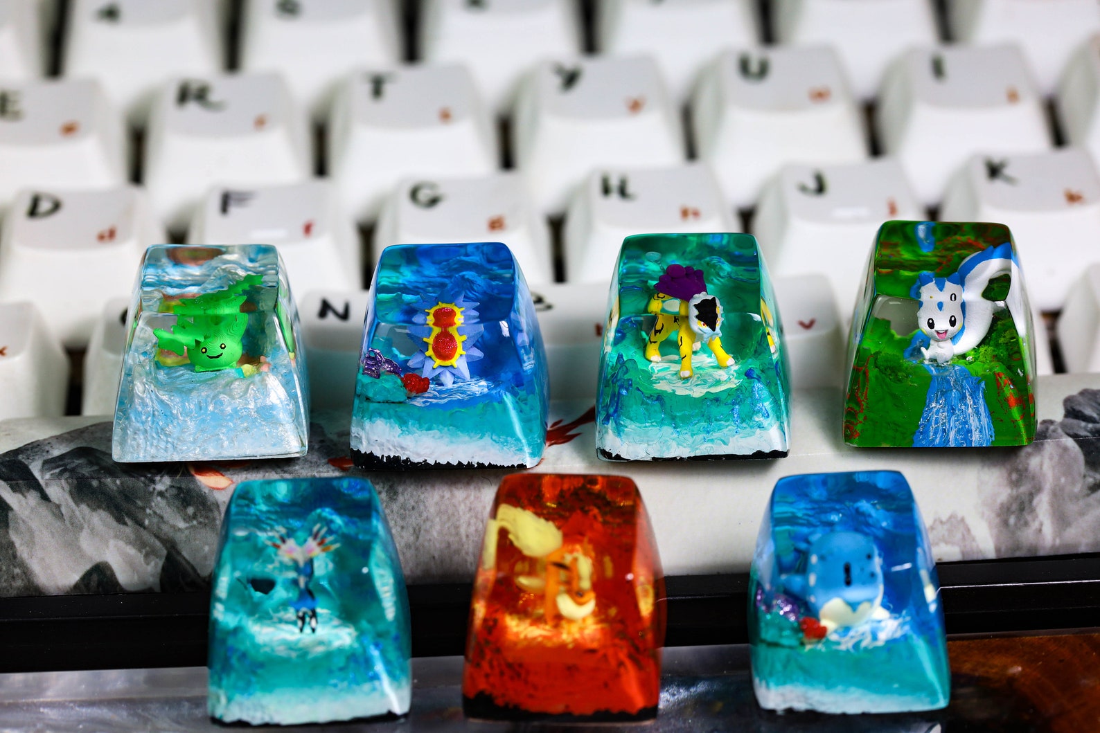 Custom Pokemon Keycaps Pokemon Spacebar Keycap Spacebar - Etsy UK