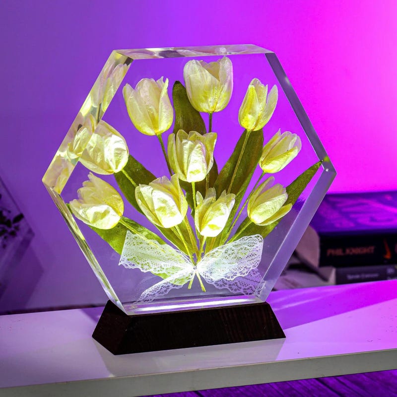 Tulip Lamp - Etsy