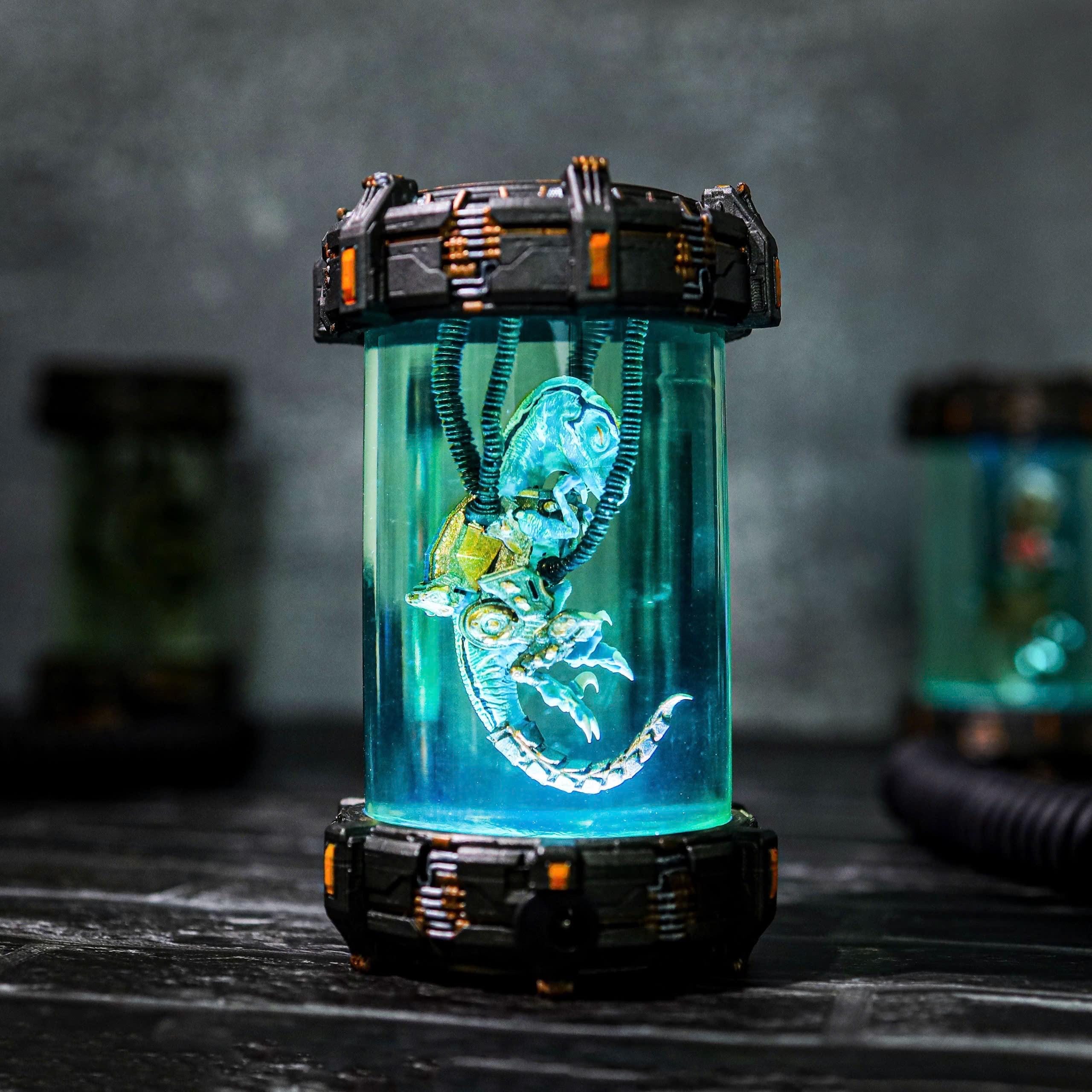 Raptor Dinosaur Figurine Raptor Dinosaur Night Lamp, Custom Epoxy Resin ...