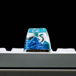 Mystery Dragon Keycap Blue Dragon Keycap Keycaps Anime - Etsy UK