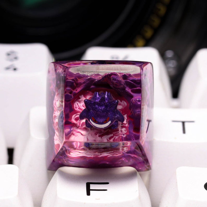 Gengar Pokemon Keycap Custom Pokemon Keycaps Artisan Anime - Etsy