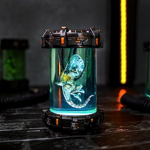 Raptor Dinosaur Figurine Raptor Dinosaur Night Lamp, Custom Epoxy Resin ...