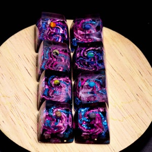 Galaxy Artisan Keycap, Space Resin Keycap, Interstellar Artisan Keycap ...
