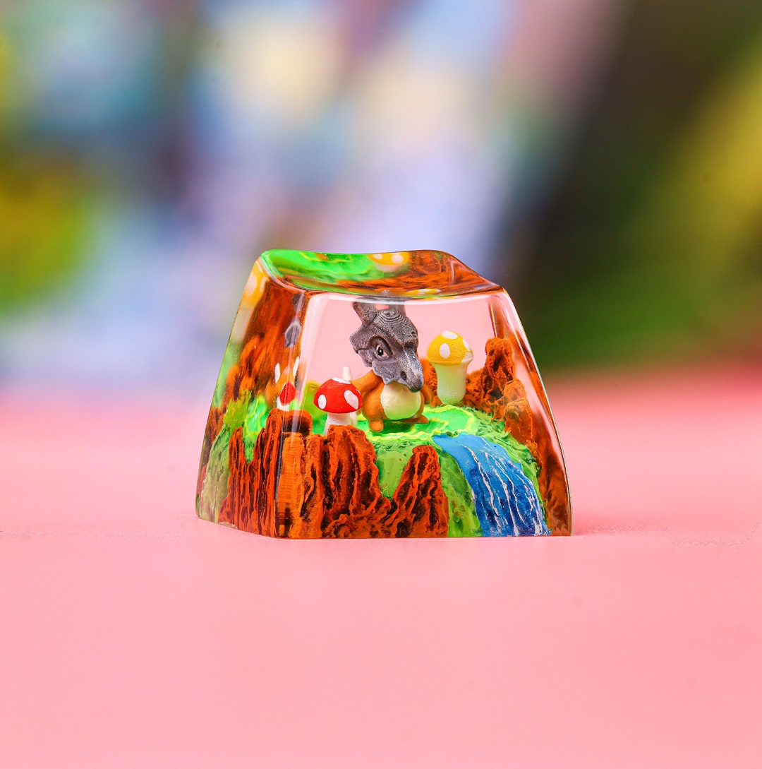 CUBONE Pokemon Keycap Custom Pokemon Keycaps Artisan, Anime Keycaps SA ...