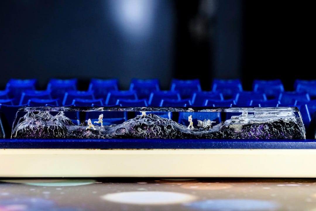 Galaxy Spacebar for Mechanical Keyboard, Galaxy Keycap, Gravity ...