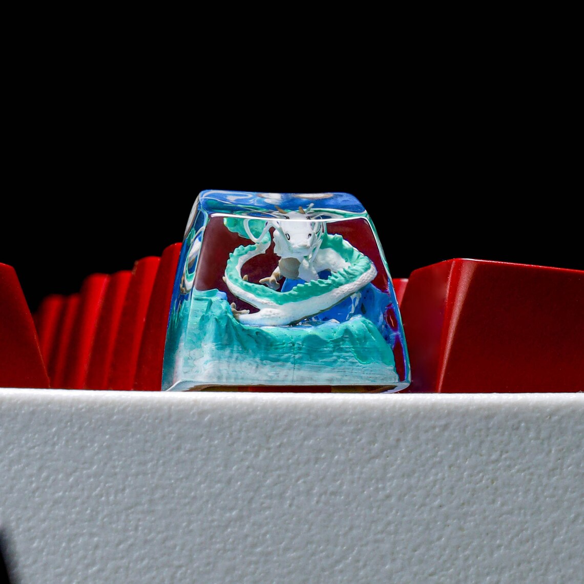 Mystery Dragon Keycap Blue Dragon Keycap Keycaps Anime - Etsy UK