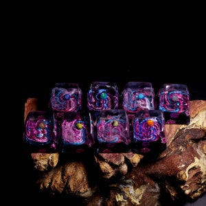 Galaxy Artisan Keycap, Space Resin Keycap, Interstellar Artisan Keycap ...