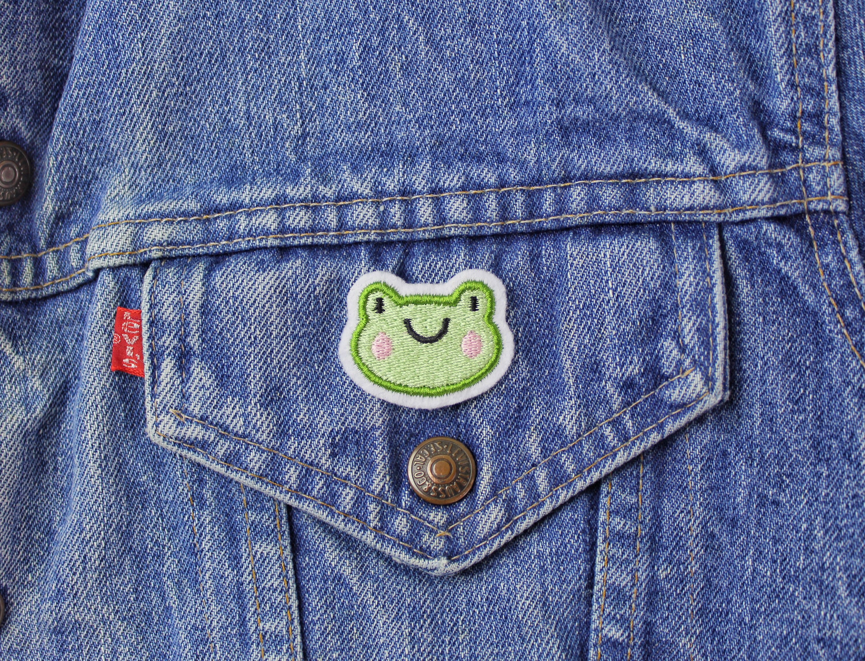Iron on Frog Patch Cute Froggy Patch Patches for Jackets - Etsy