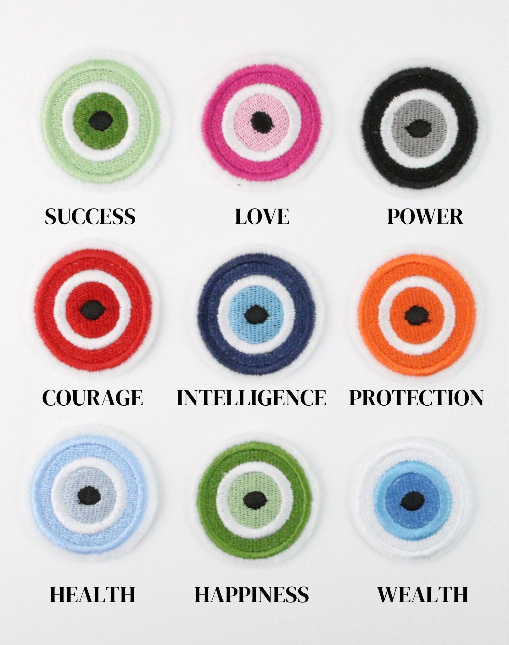 Evil Eye Iron-on Embroidered Patch - Etsy