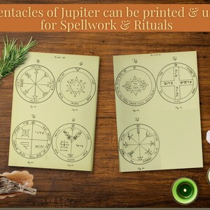 Key of Solomon: Pentacles of Jupiter Seals digital Download - Etsy