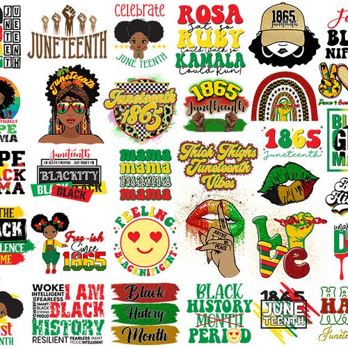 Juneteenth Png Sublimation Design Bundle Juneteenth 1865 - Etsy
