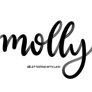 Molly Procreate Brush Instant Download - Etsy