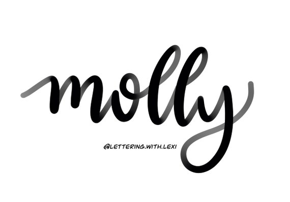 Molly Procreate Brush Instant Download | Etsy