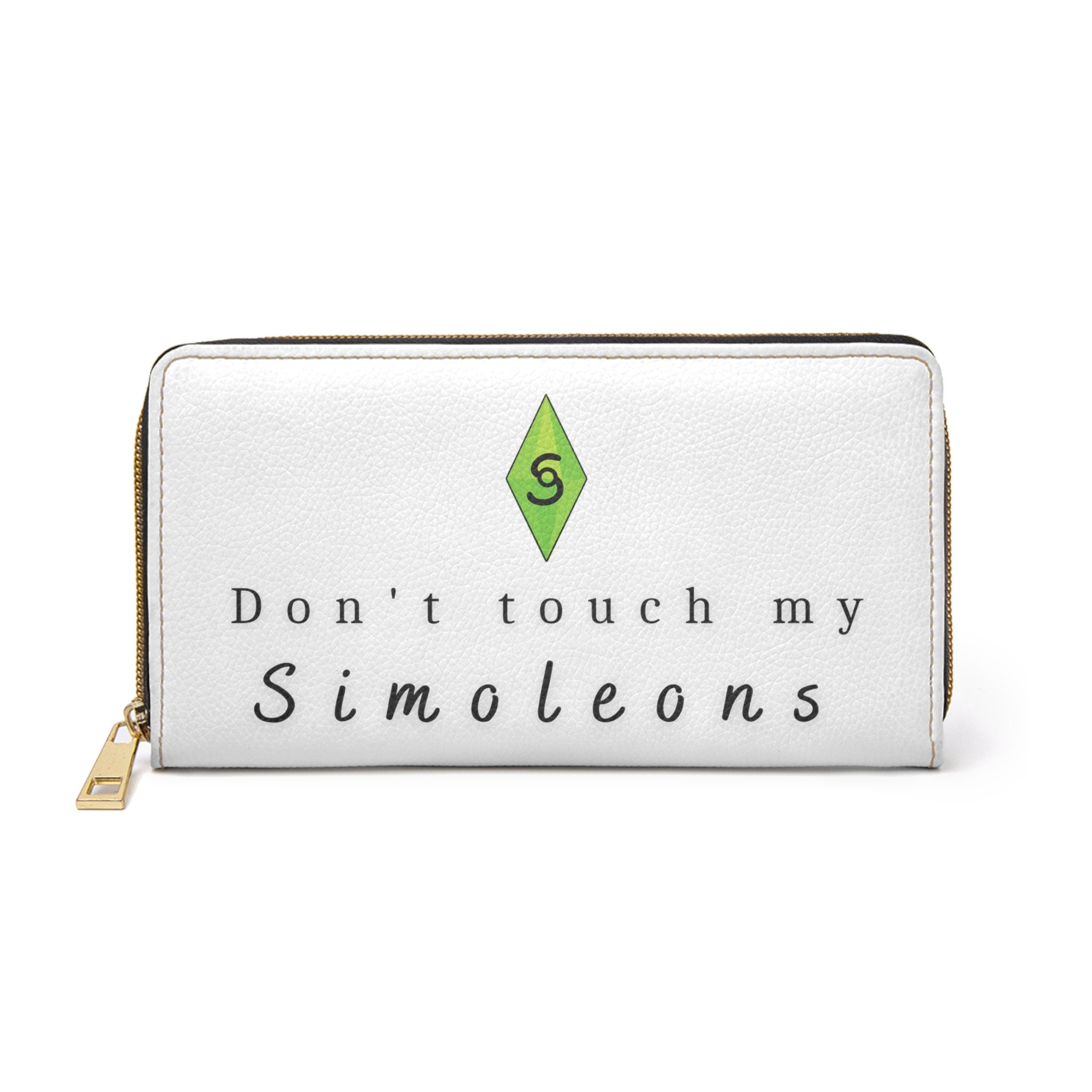 Don't Touch My Simoleons Wallet Women the Sims Wallet - Etsy Hong Kong
