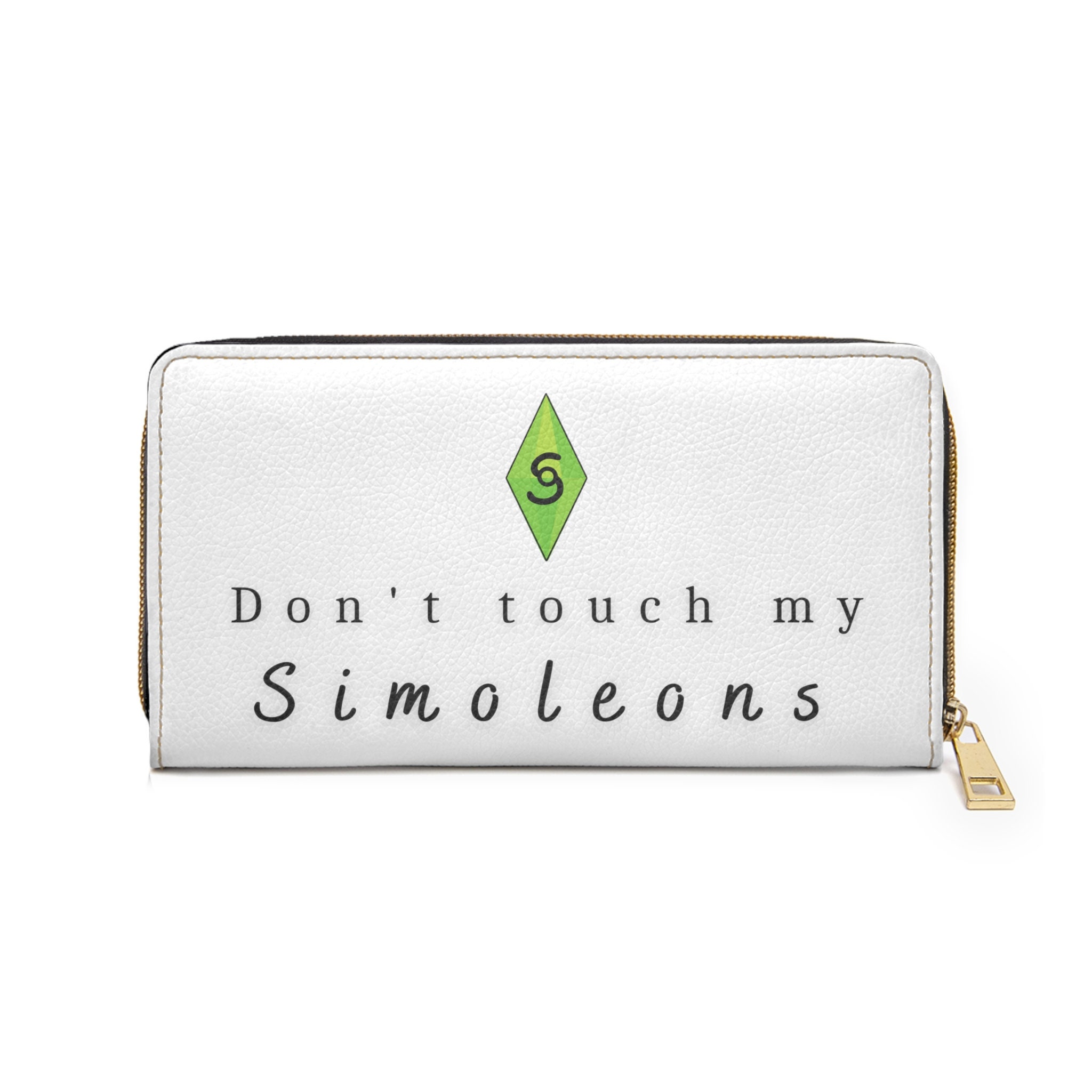 Don't Touch My Simoleons Wallet Women the Sims Wallet - Etsy Hong Kong