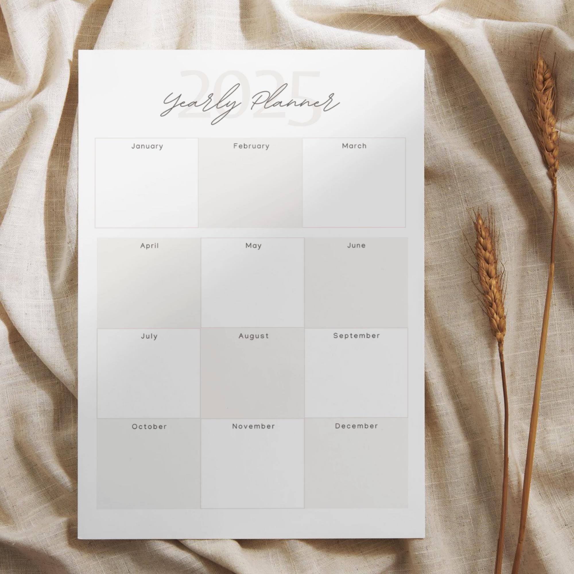 Printable Daily Planner: Minimalist Design for Productivity (instant ...