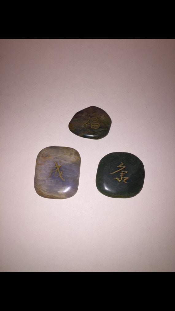 Antique Lot Of Crystal Gemstones Chinese Asian Stones | Etsy