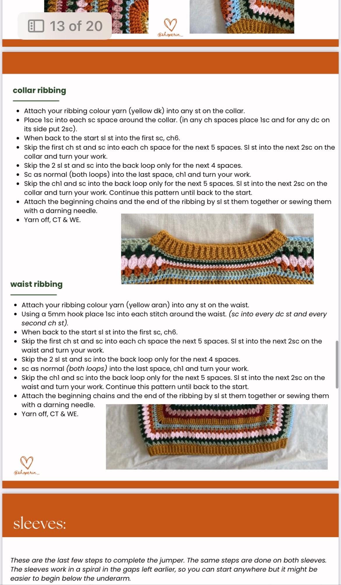 Crochet Eye Sweater Pattern - Etsy