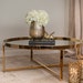 Gold Round Coffee Table Circular Gold Coffee Table Gold - Etsy