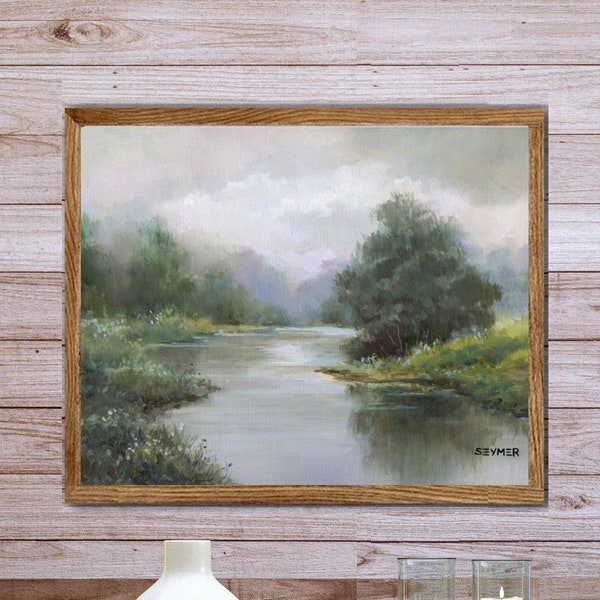 River Artwork Etsy