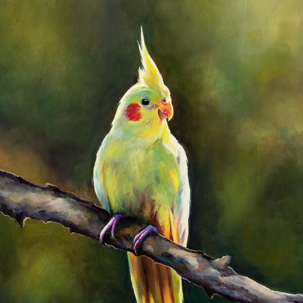 Large Bird Painting - Etsy