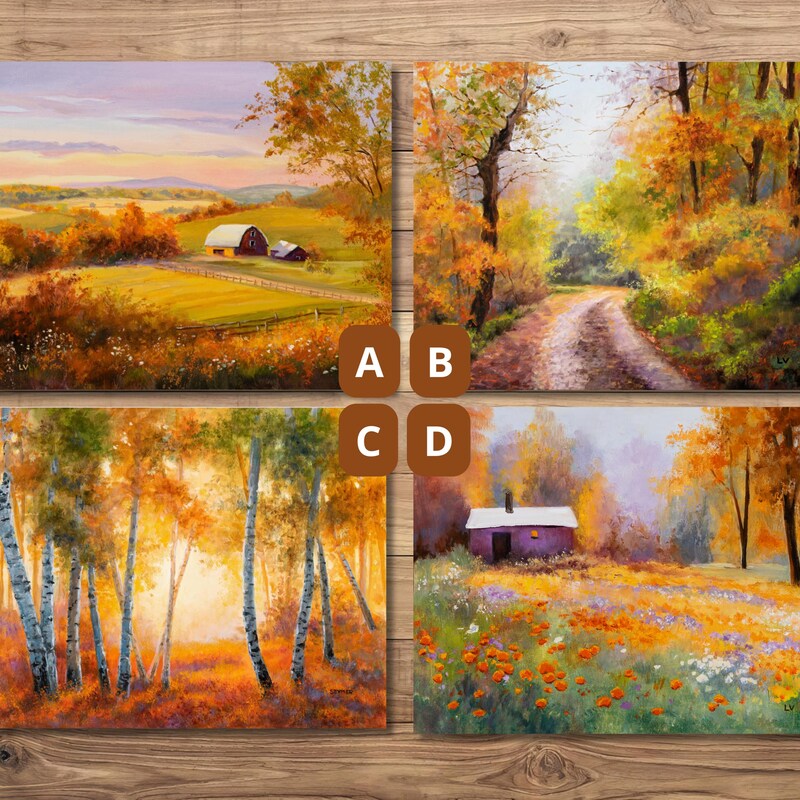 Autumn Paintings - Etsy