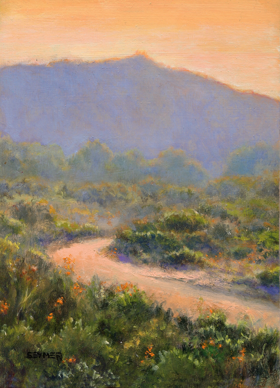 California Landscape ORIGINAL Oil Painting, Country Landscape Artwork ...