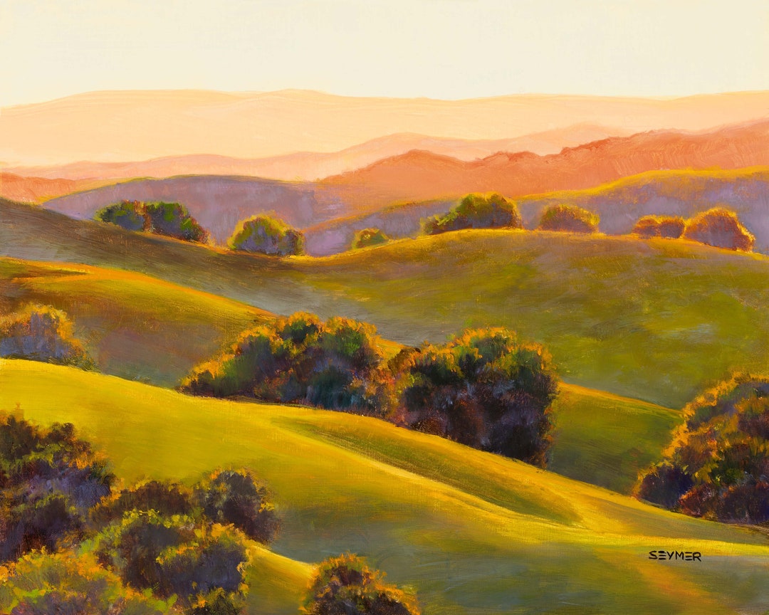 California Painting ORIGINAL, Landscape Oil Painting, Briones Regional ...