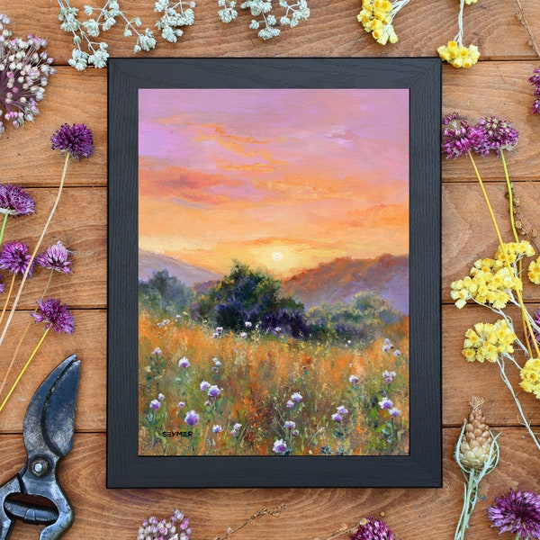 Prairie Sunset - Etsy