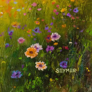 Wildflower PRINT, Prairie Painting Field Flowers Wall Art Floral ...