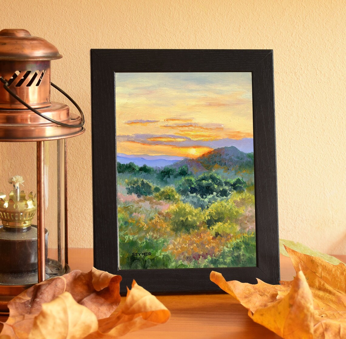 Landscape ORIGINAL Oil Painting Wall Art Original Landscape | Etsy