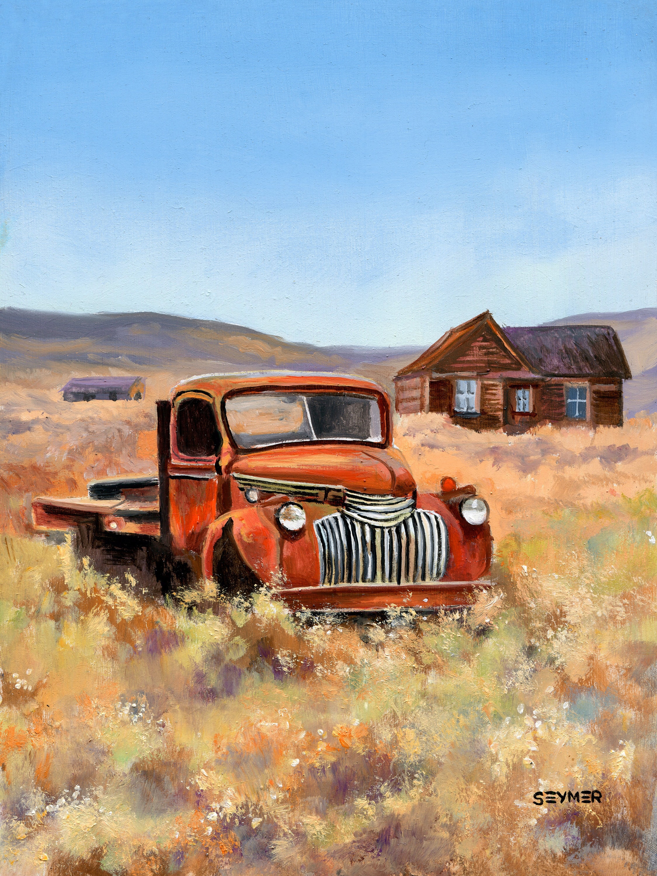 Antique Trucks Calming Artwork