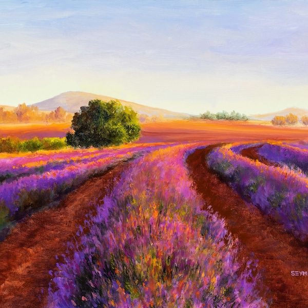 Lavender Painting - Etsy
