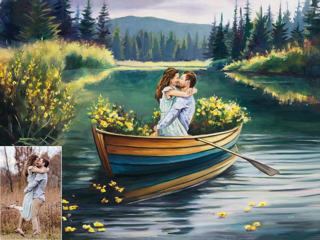 Commission Portrait Oil Painting From Photo, Custom People Portrait ...