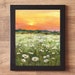 Wildflower Art PRINT Daisy Field Artwork Floral Spring Art - Etsy